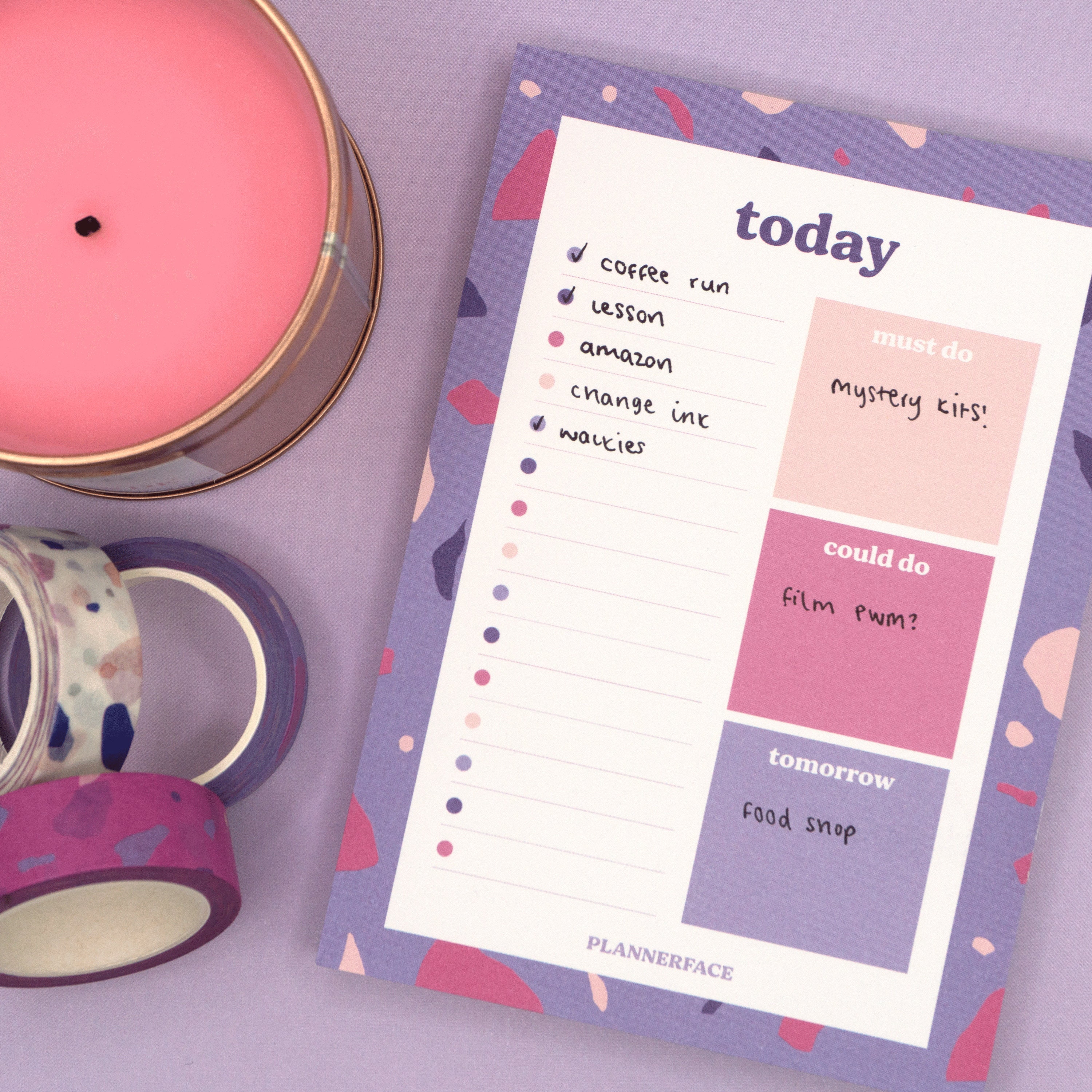 Daily A6 Notepad Lined Notepad to Do List Time Blocking - Etsy UK