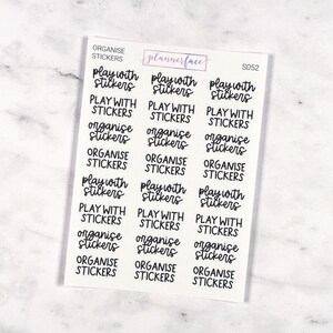 Plannerface - Etsy UK