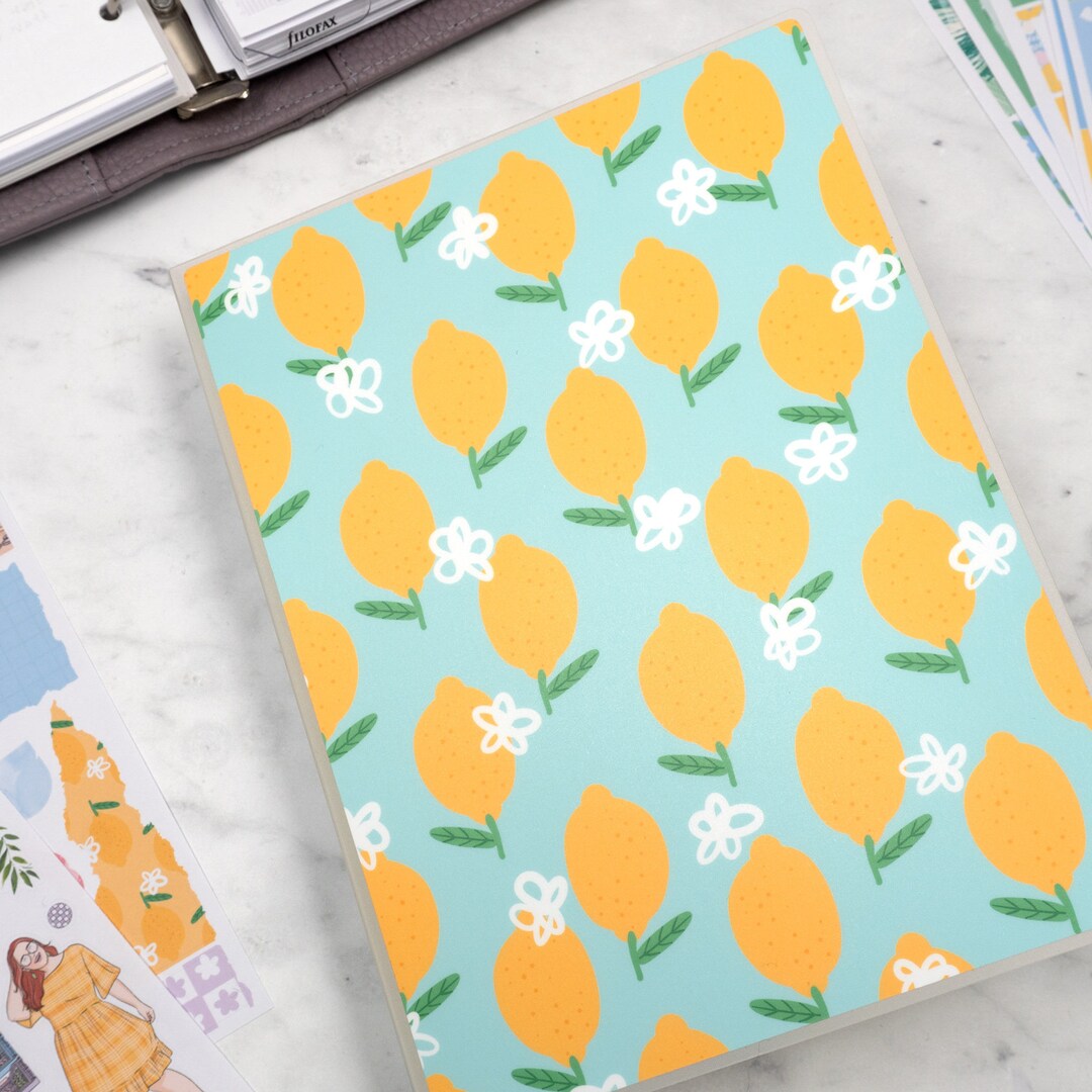 LEMON Sticker Album | Half Sheet Sticker Book, Kit Sticker Storage, 5.7 ...