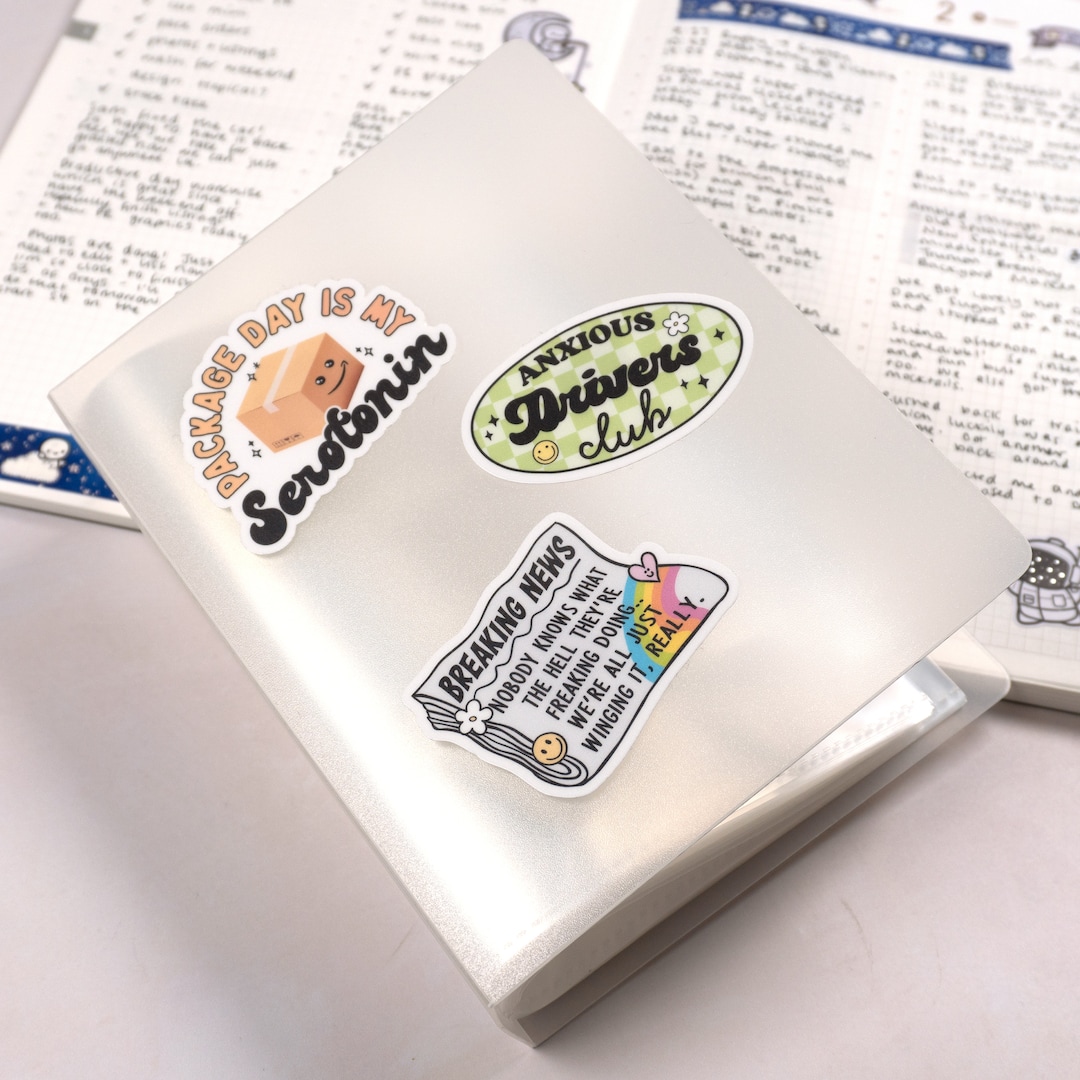 Plain Pocket Sticker Album (choose Size) | Sticker Collecting, Sticker ...