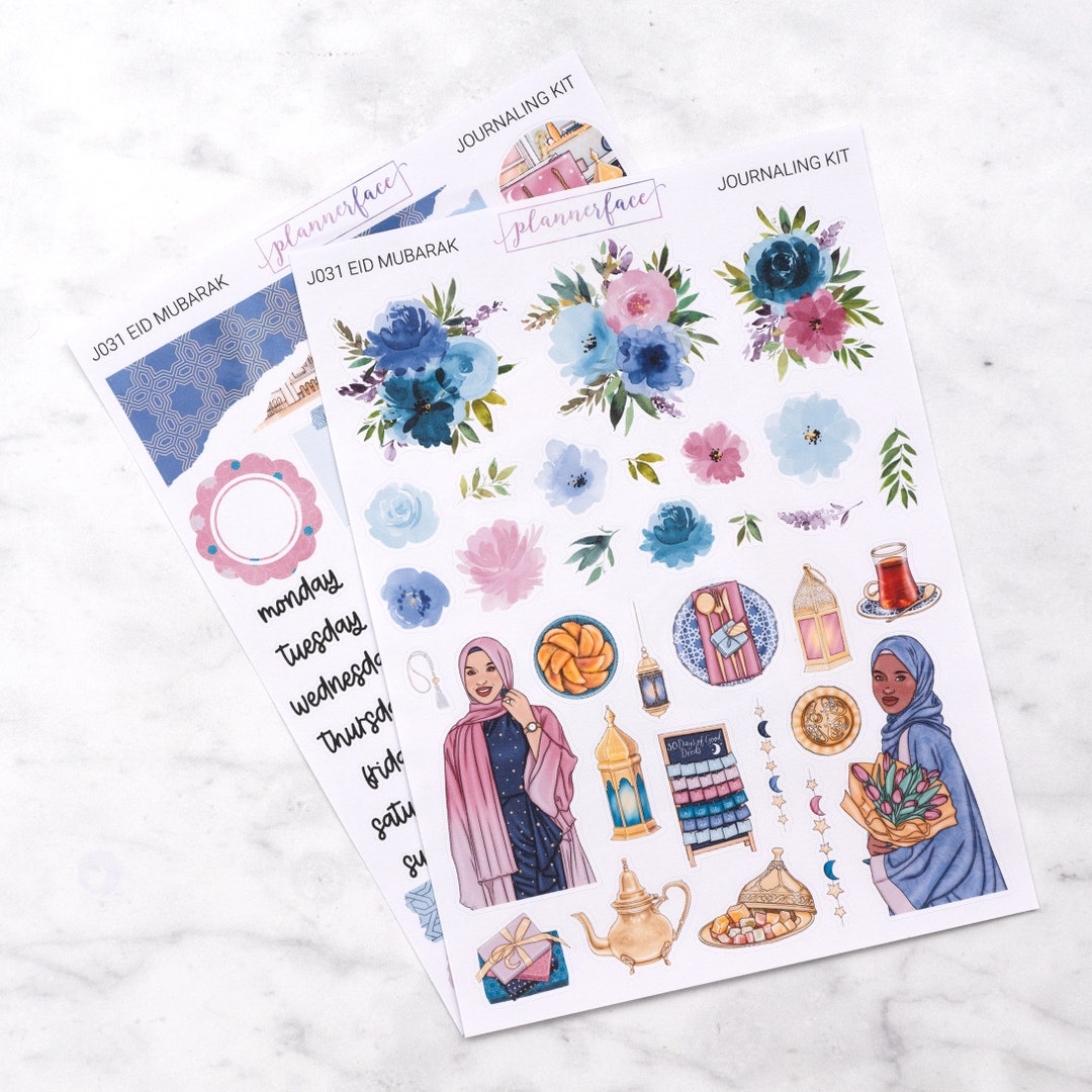 Eid Mubarak Journalling Kit for Bullet Journals & Notebooks ...