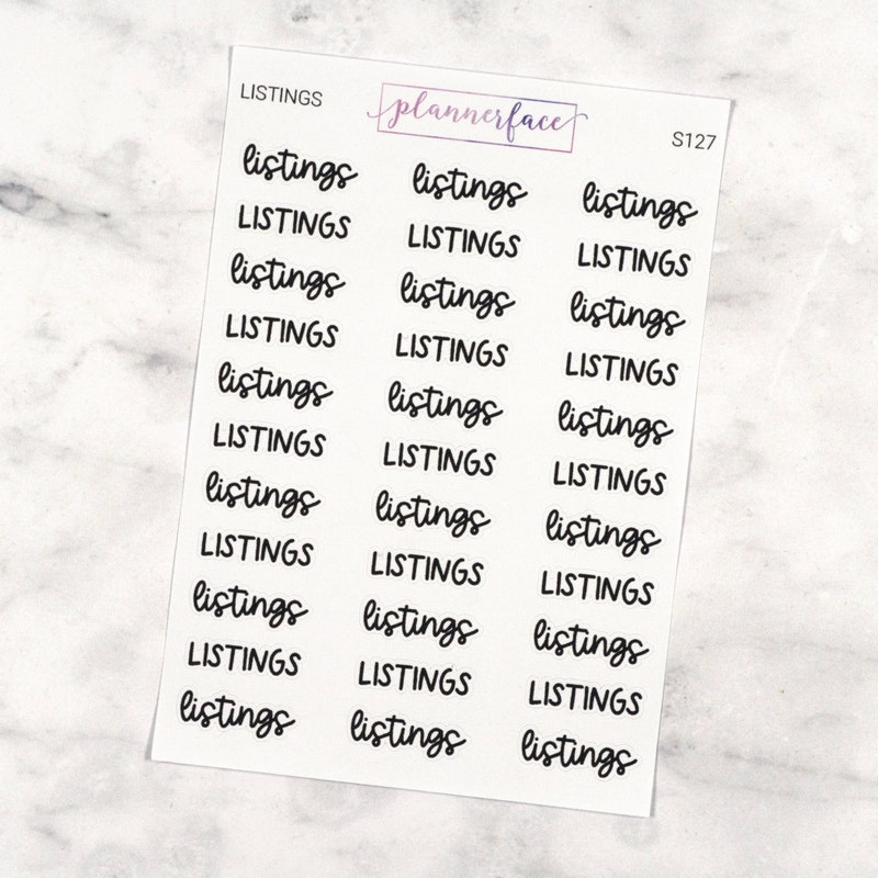 Plannerface - Etsy UK