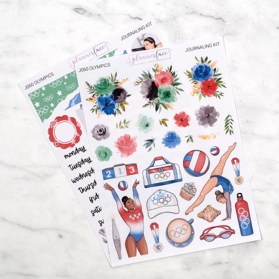 Olympics Journalling Kit for Bullet Journals & Notebooks, Scrapbooking ...