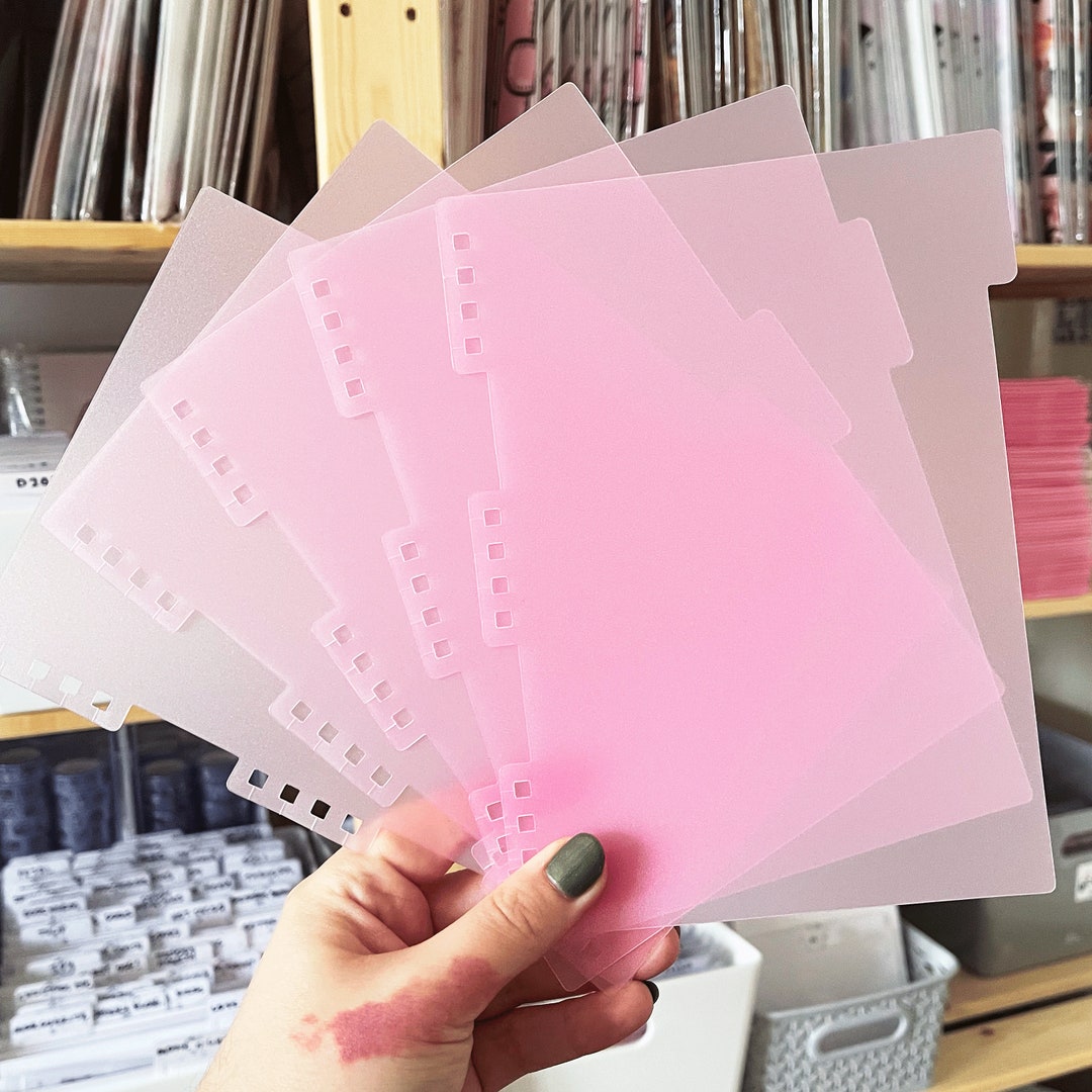 Pink Divider Set for Reusable Sticker Albums | Sticker Organisation ...