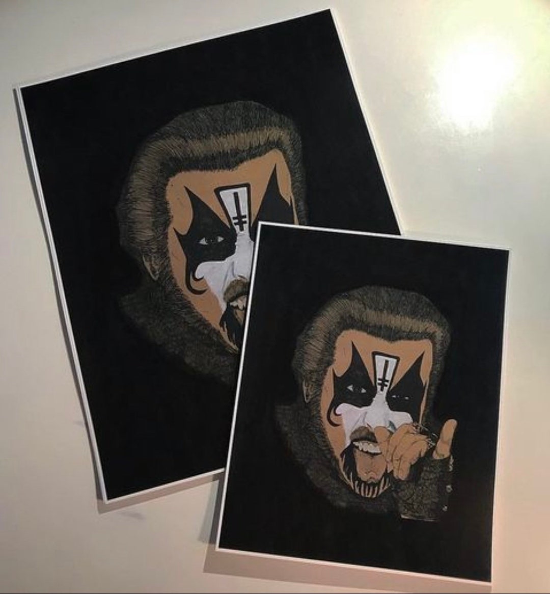 King Diamond 8X10 PRINTS - Etsy
