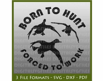 Duck hunting dxf | Etsy