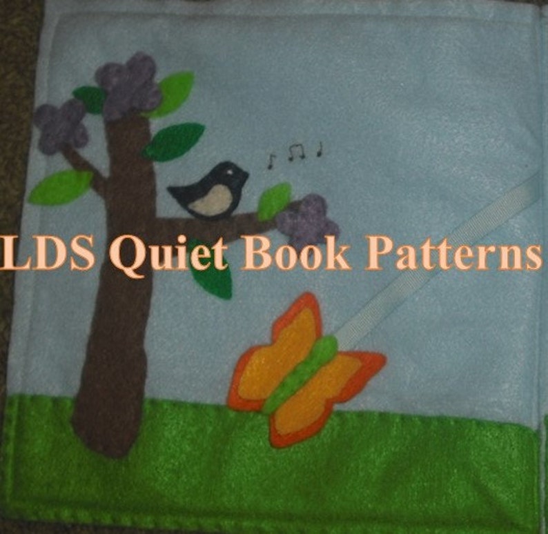 Busy Book Patterns - LDS Children Song Quiet Book Patterns - My ...