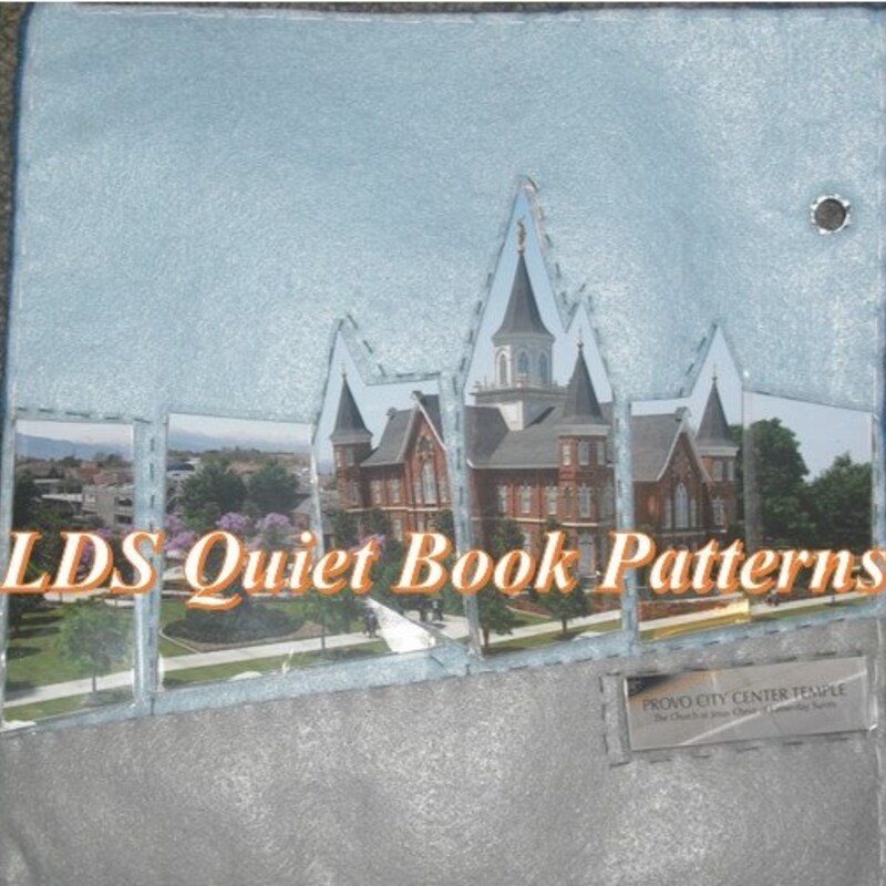 Lds Quiet Book Pattern - Etsy