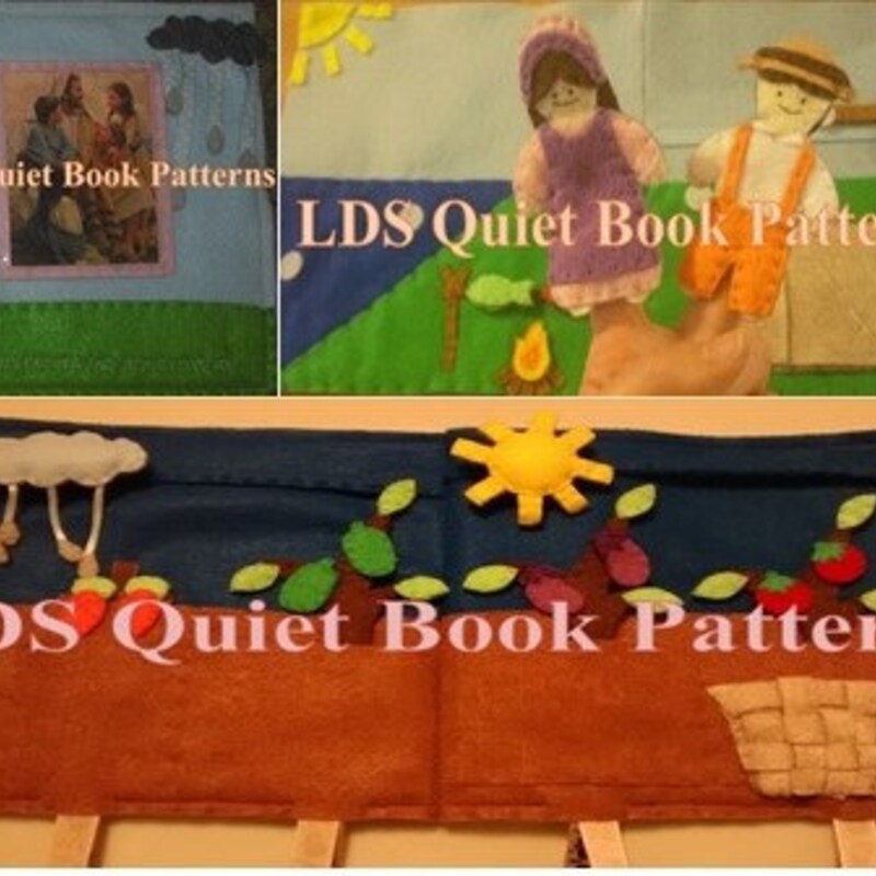 Lds Quiet Book Pattern - Etsy