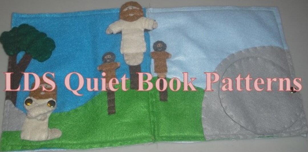 Bible Quiet Book Patterns - LDS Quiet Book Patterns - Jesus in ...