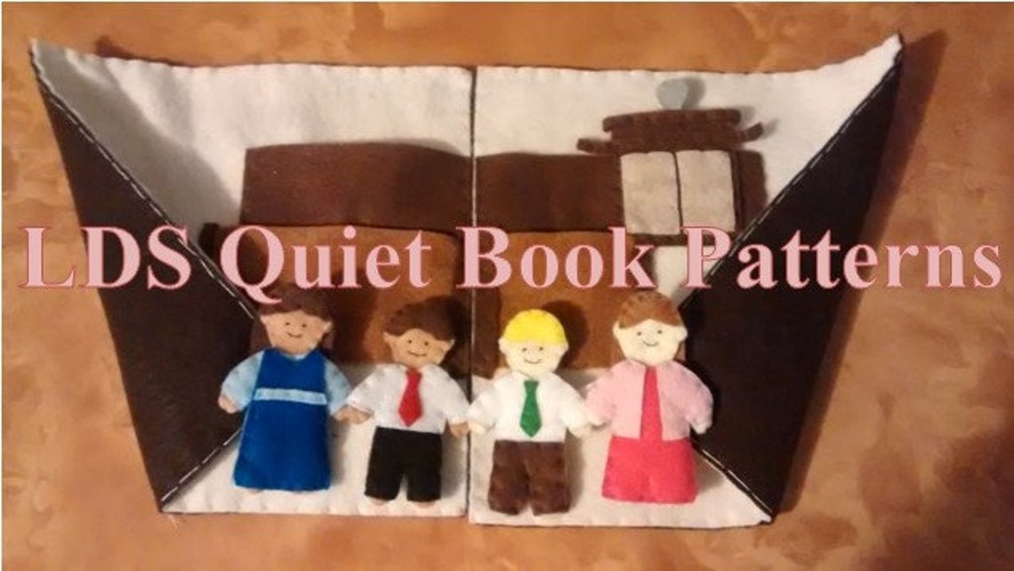Sacrament Meeting Quiet Book Pattern - LDS Quiet Book Pattern - Quiet ...