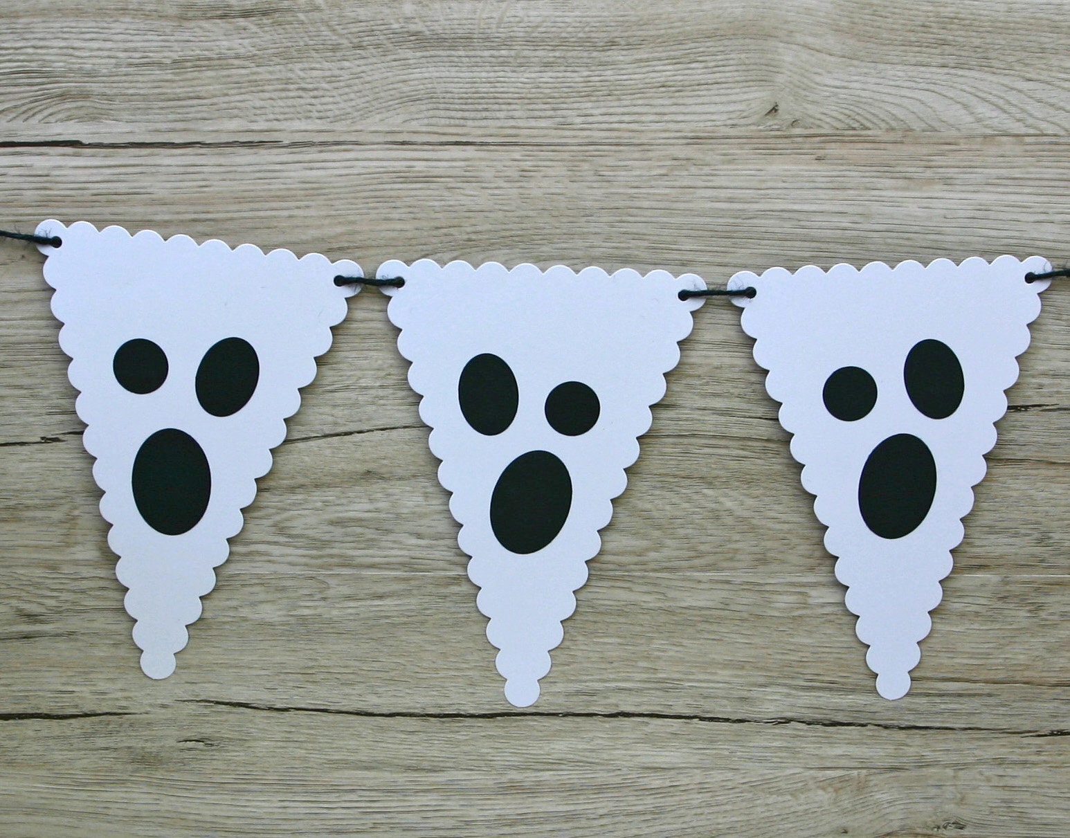 Ghost Garland / Halloween Bunting / Ghost Bunting / Ghostly Garland ...