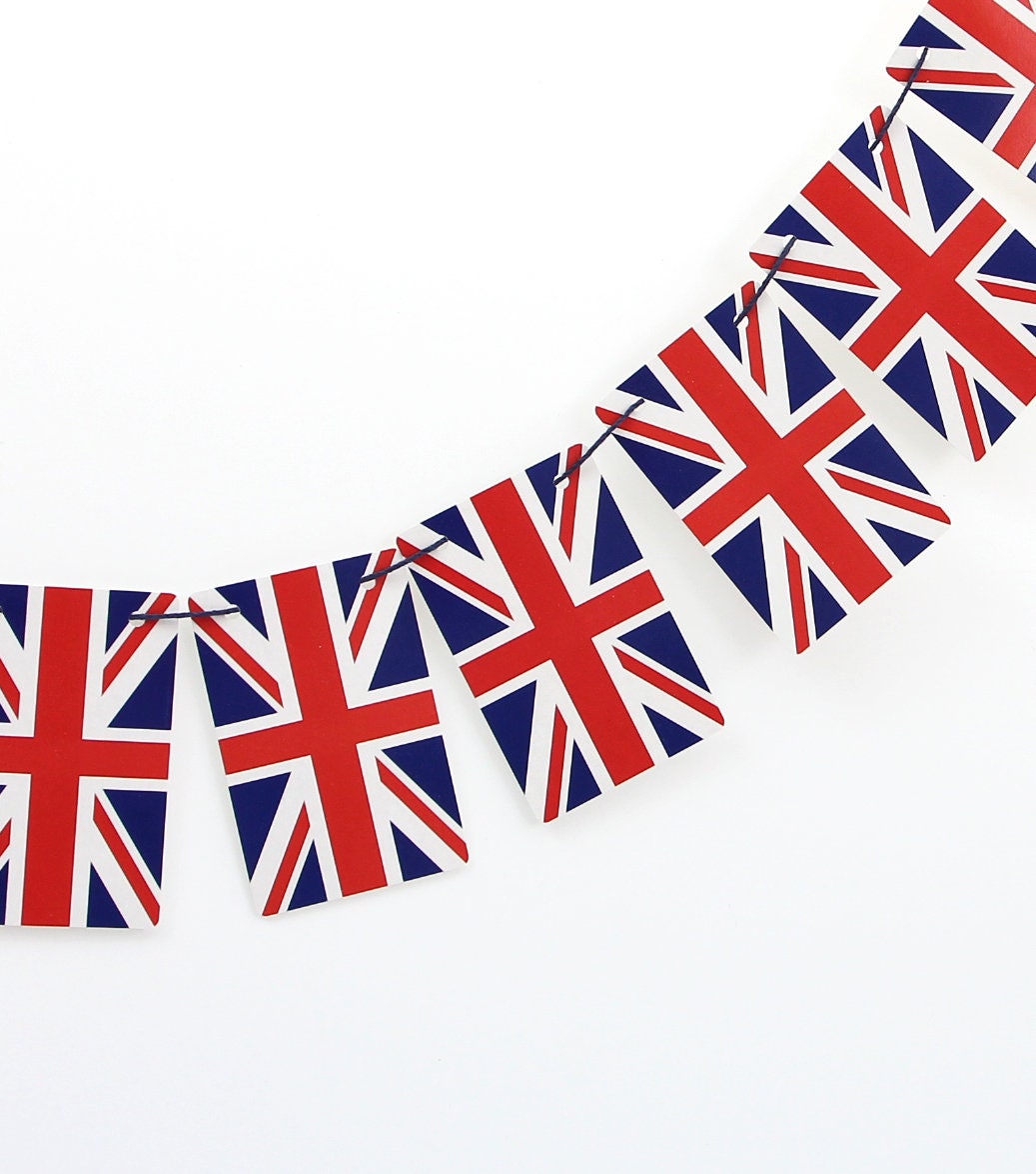 Union Jack Bunting / Union Jack Party Decoration / Union Flag Garland ...