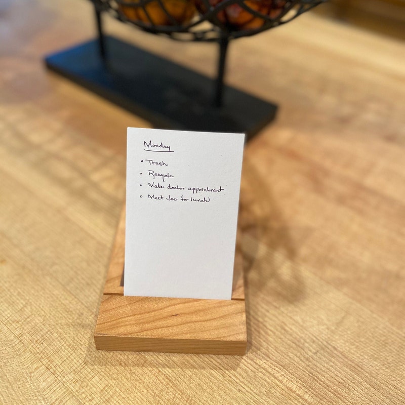 Note Card Holder - Etsy