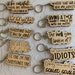 Inappropriate Keychains Adult Humour Snarky Keychain Funny - Etsy