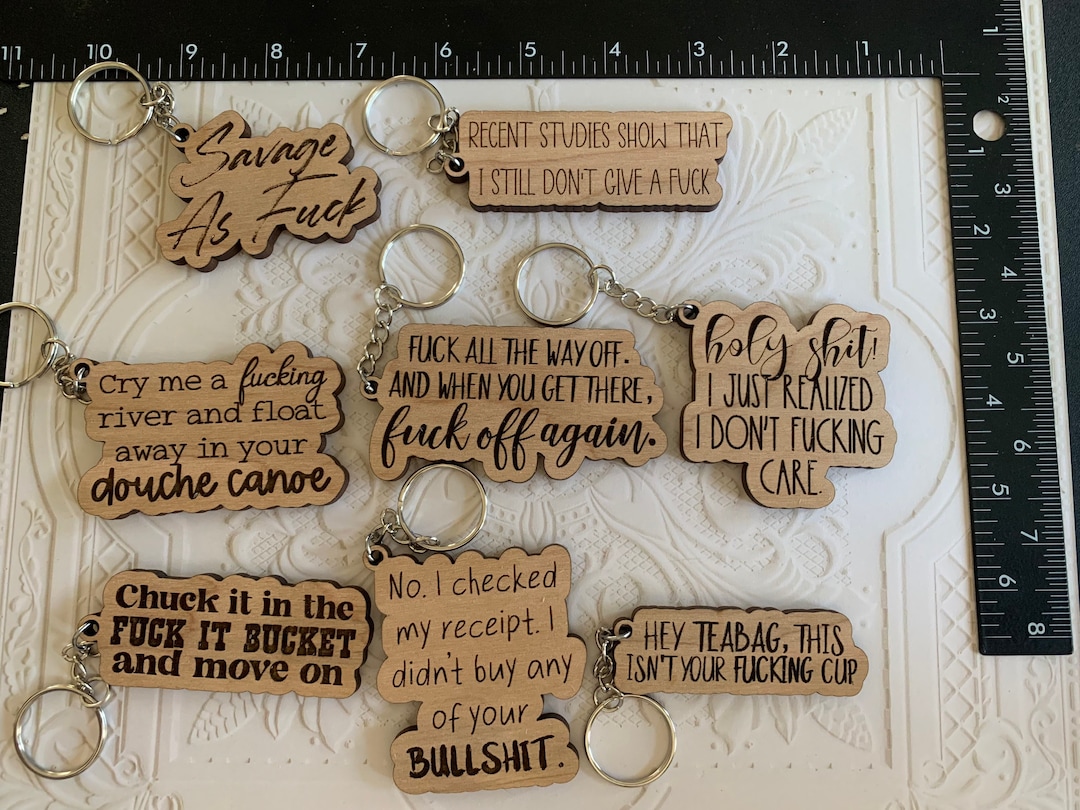 Inappropriate Keychains, Adult Humour, Snarky Keychain, Funny Keychain ...