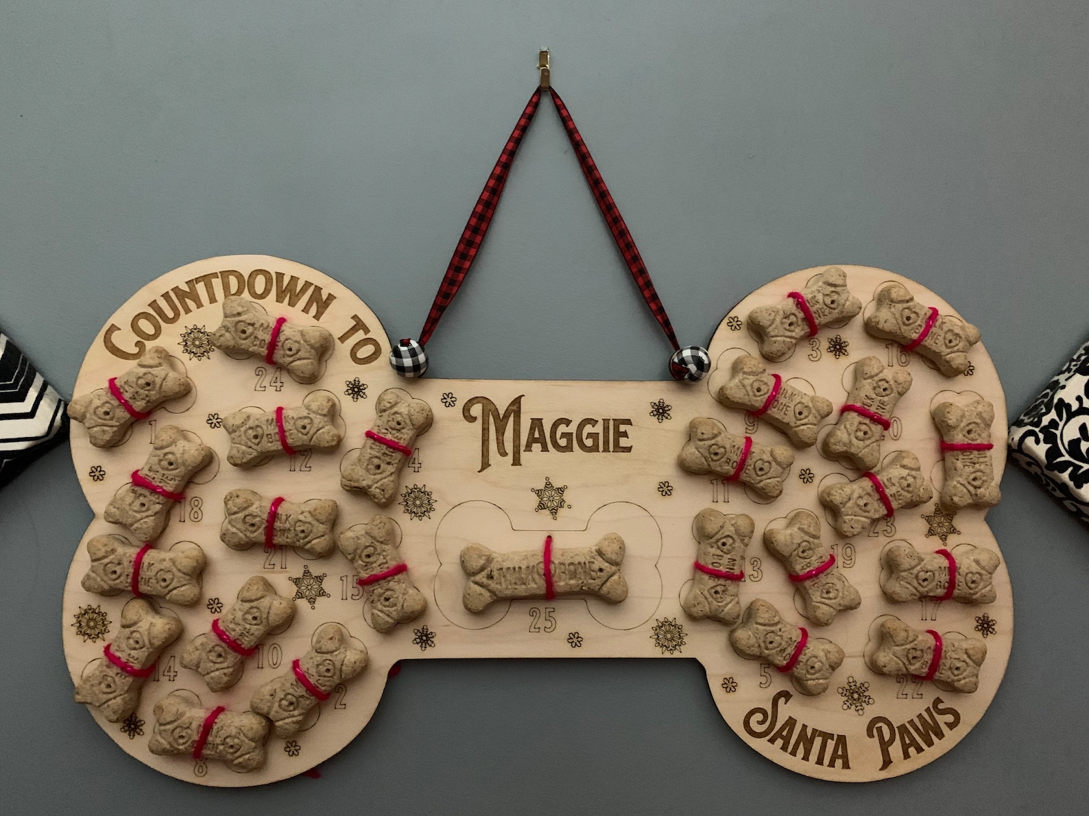 Reusable Custom Dog Advent Calendar Pet Christmas Countdown - Etsy