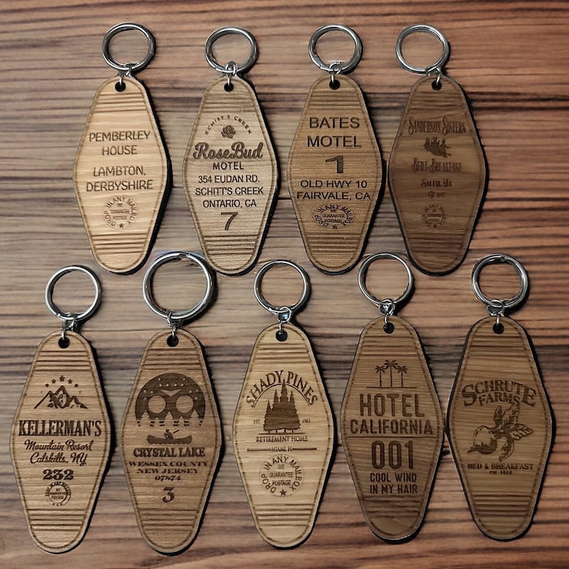 Hotel Keychain - Etsy