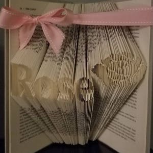 Custom Name - Book Folding Pattern - Various Folds - Easier Than It ...