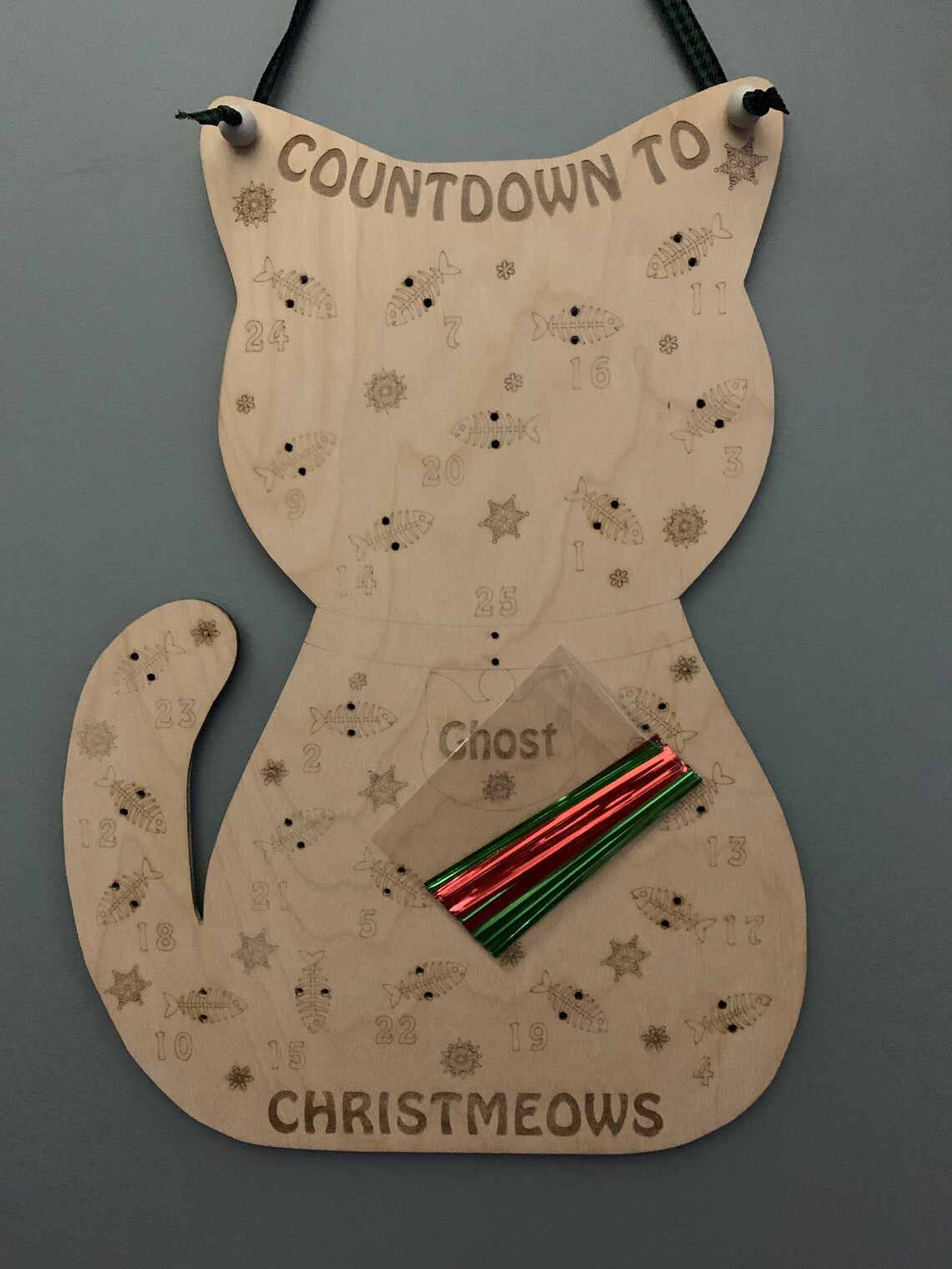 Custom Cat Advent Calendar, Reusable Pet Christmas Countdown - Etsy