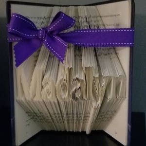 Custom Name - Book Folding Pattern - Various Folds - Easier Than It ...