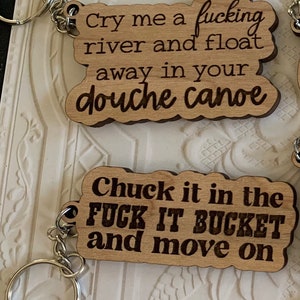 Inappropriate Keychains, Adult Humour, Snarky Keychain, Funny Keychain ...