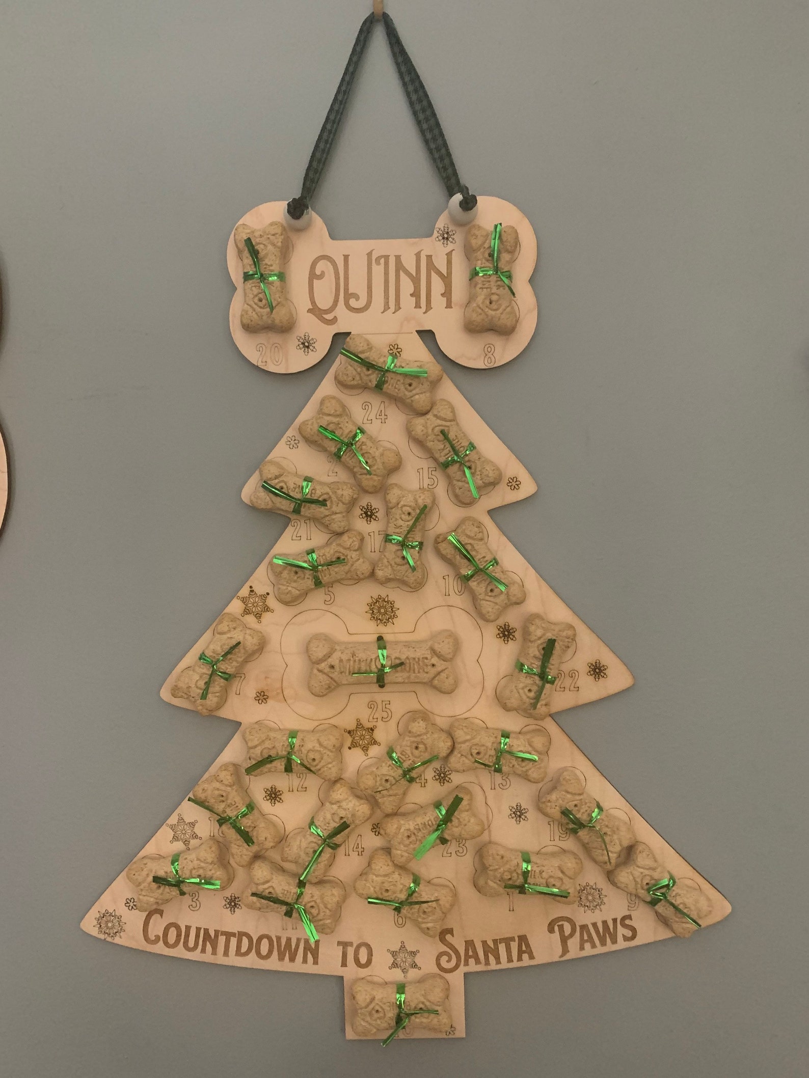 Reusable Custom Dog Advent Calendar Pet Christmas Countdown - Etsy