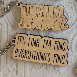 Inappropriate Keychains, Adult Humour, Snarky Keychain, Funny Keychain ...