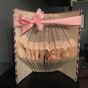 Custom Name - Book Folding Pattern - Various Folds - Easier Than It ...