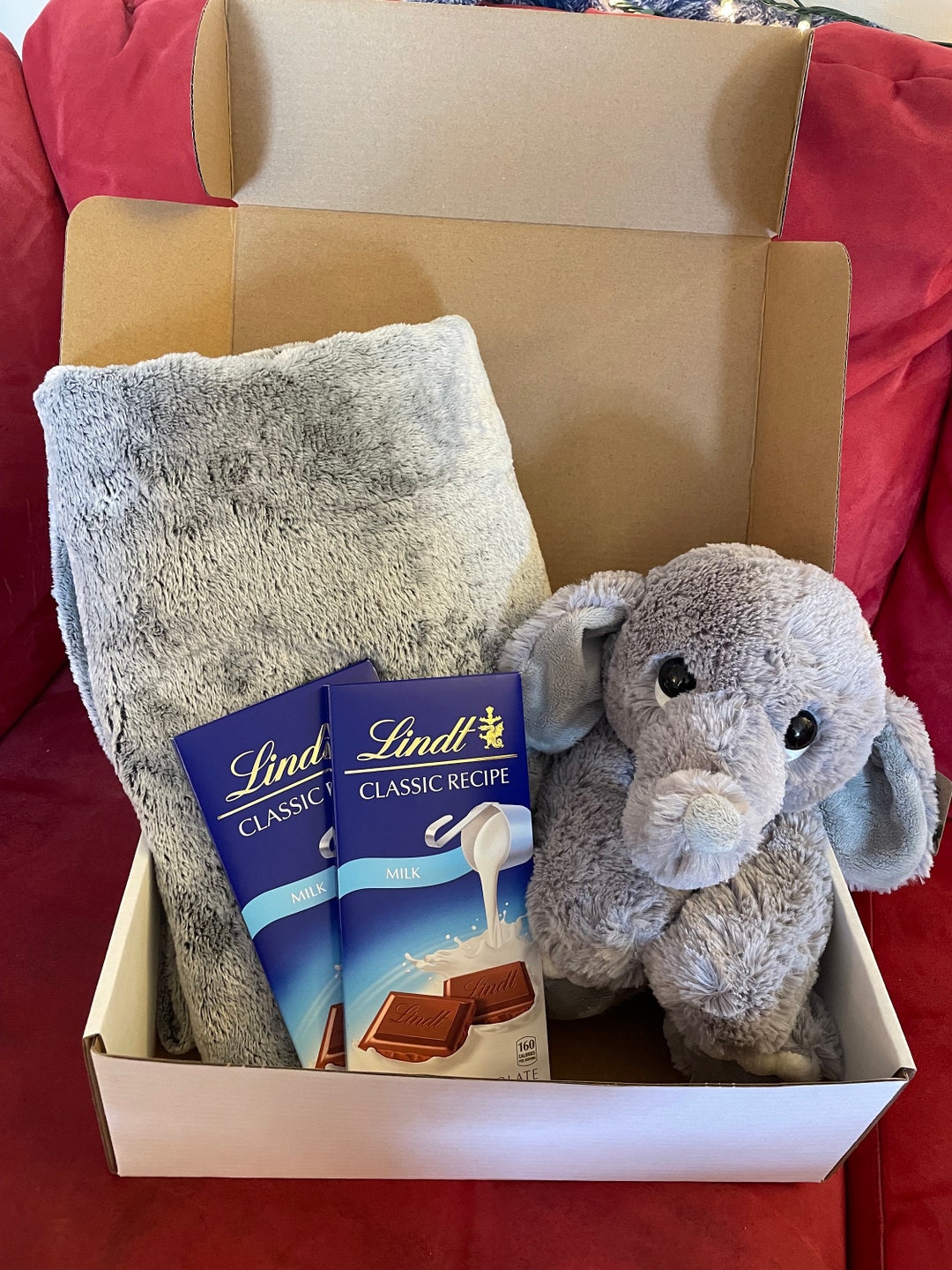 Elephant Stuffed Animal Care Package | Sending Love & Hugs | Thinking ...