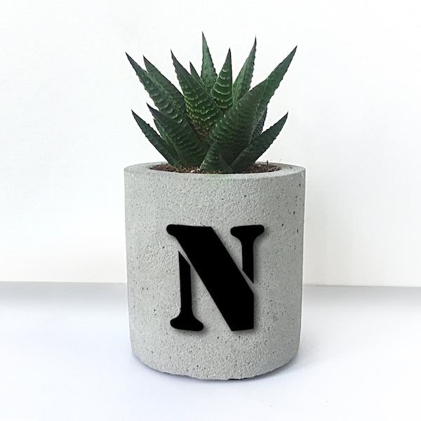 Monogram Planter - Etsy