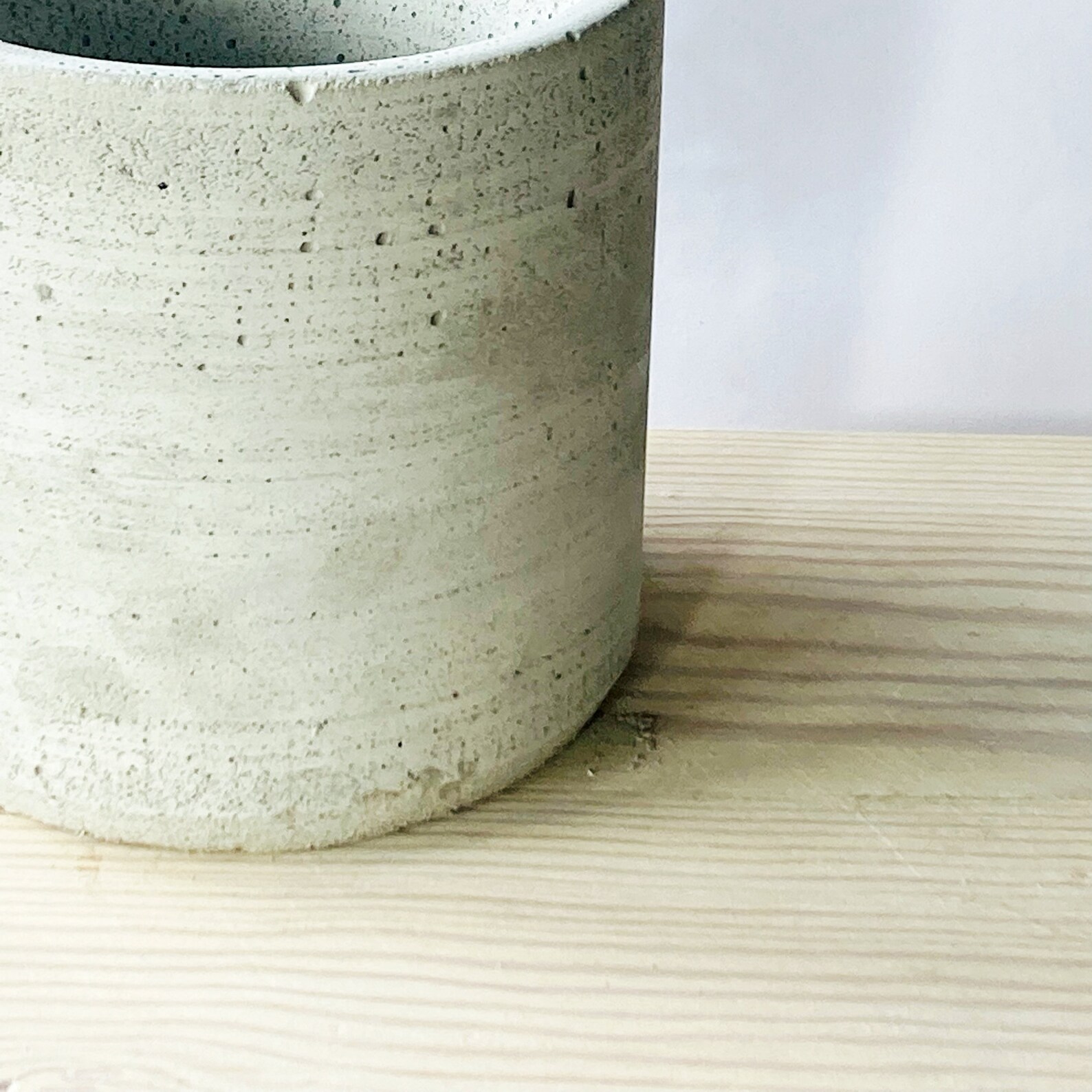 Personalized Concrete Utensil Holder Custom Kitchen Crock for | Etsy