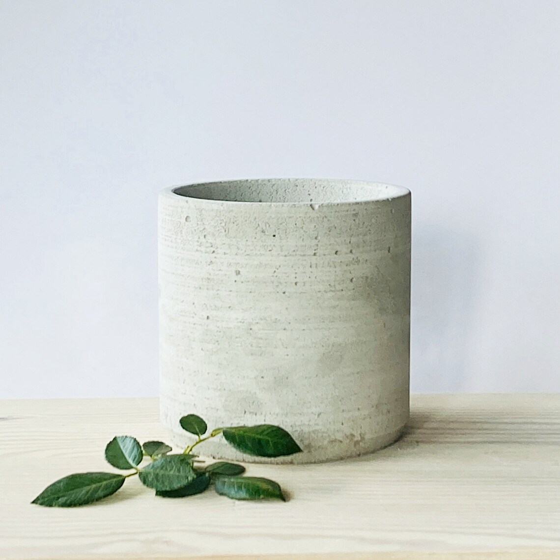 Personalized Concrete Utensil Holder Custom Kitchen Crock for | Etsy