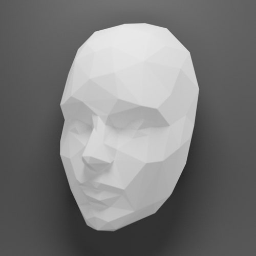 Woman's Face Female Face Woman Head Artist Sculpture - Etsy