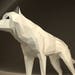 Papercraft Wolf Paper Wolf Game of Thrones Direwolf DIY - Etsy
