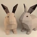 Rabbit Sculpture Papercraft Rabbit Paper Bunny Bunny | Etsy