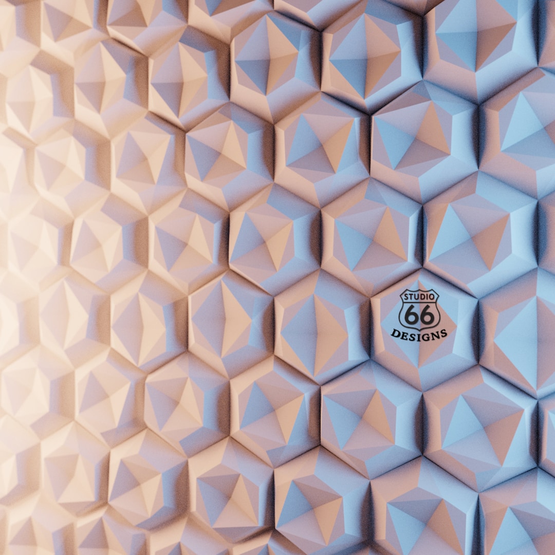 Tiles Cubism Papercraft, High Tech Interior Design, Honeycomb Cubicle ...