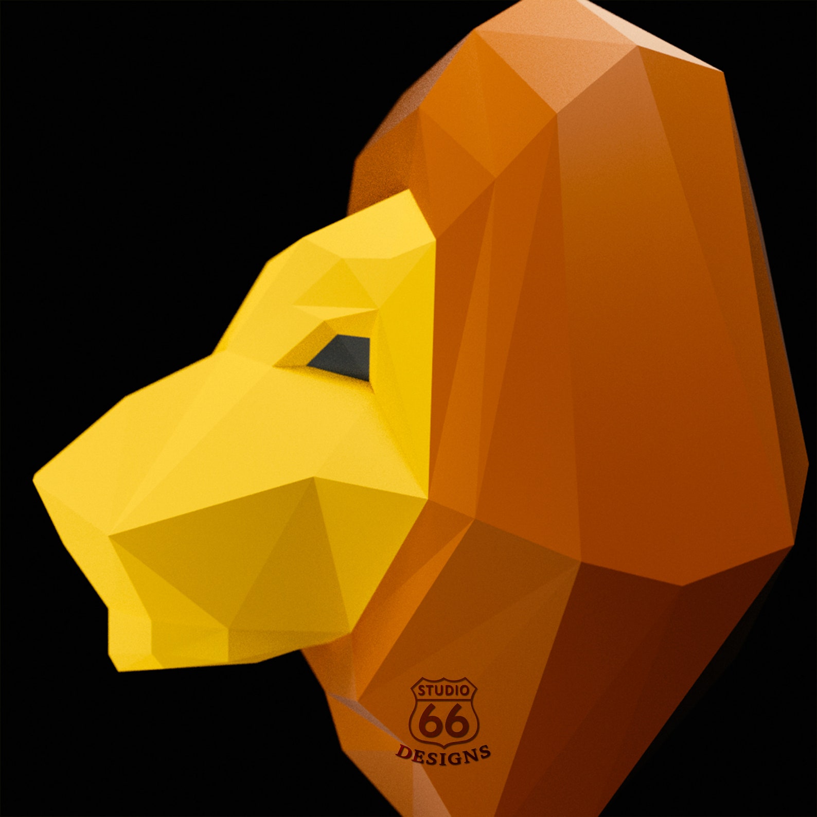Papercraft Lion 3D Papercraft Lion King Paper Lion Animal - Etsy