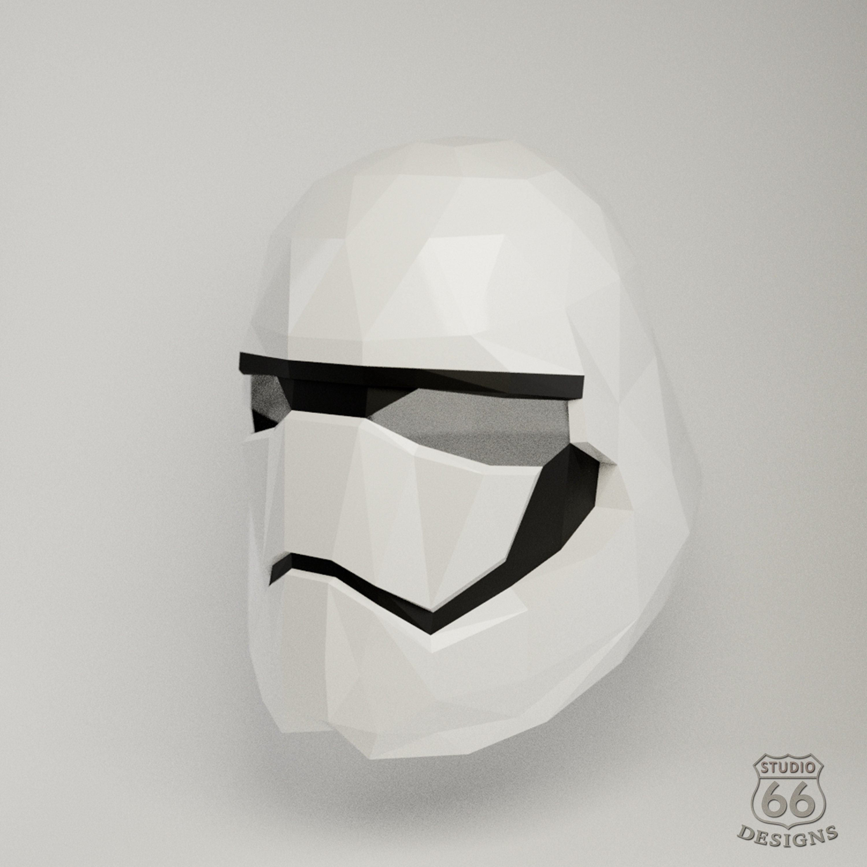 Star Wars Stormtrooper Papercraft Stormtrooper Helmet Paper Etsy Australia