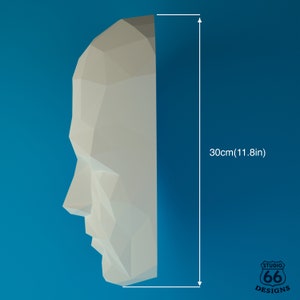 Human Face, Artist Sculpture, Papercraft Face, Human Papercraft, Face ...