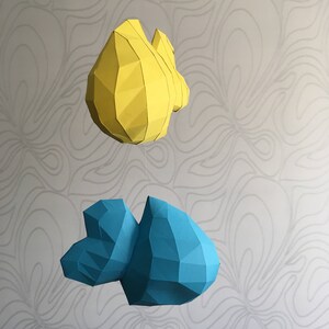 Goldfish Papercraft Papercraft Fish Paper Fish Origami - Etsy