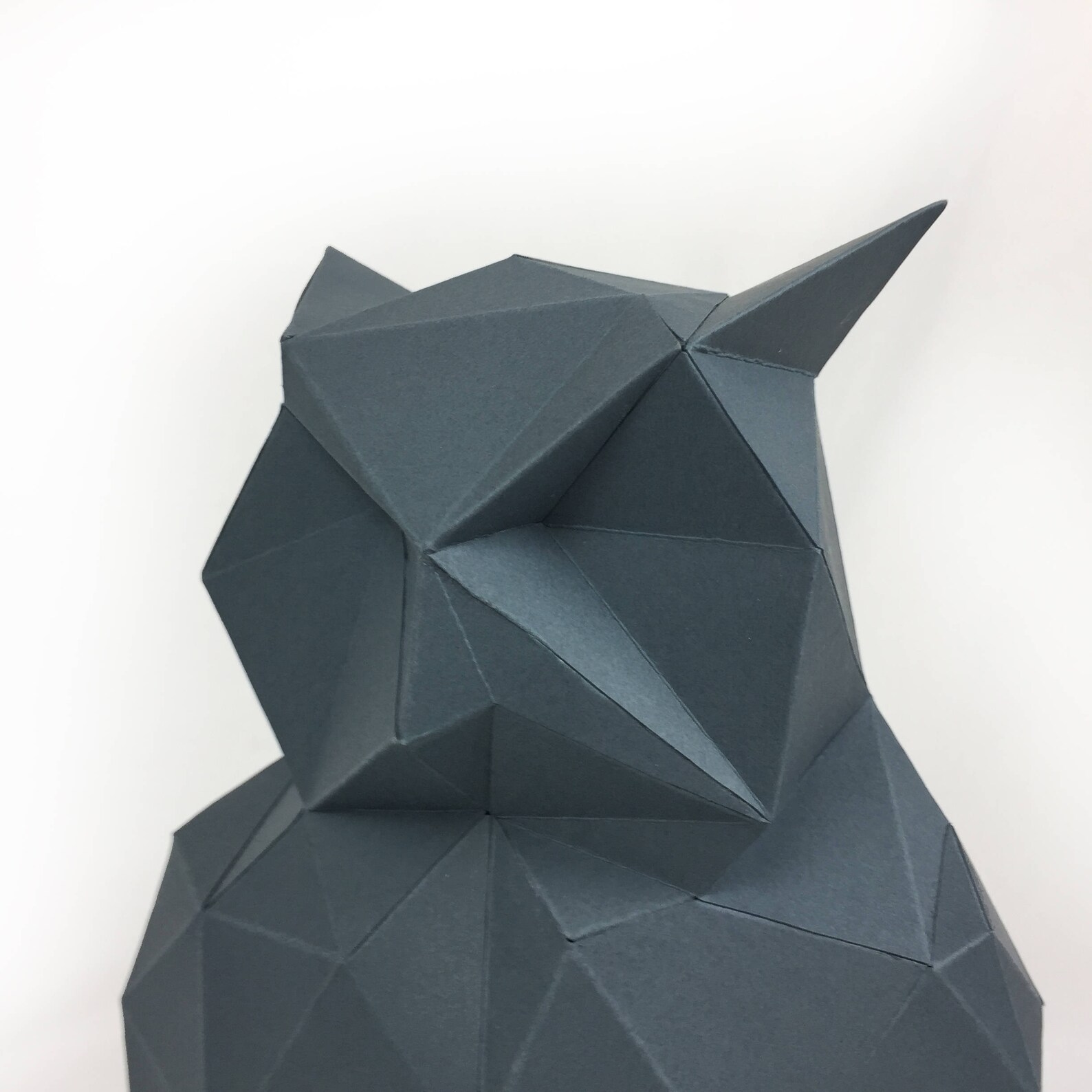 Night Owl, Papercraft Owl, Paper Owl, Animal Trophy, Loft Decor, Home ...