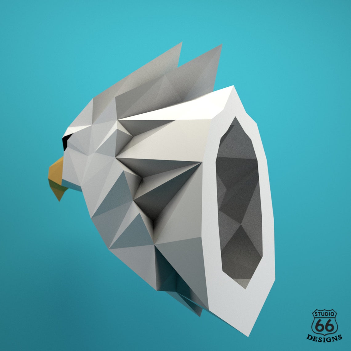 Griffin Papercraft, Fabulous Beast, Paper Griffin, Griffin Head ...