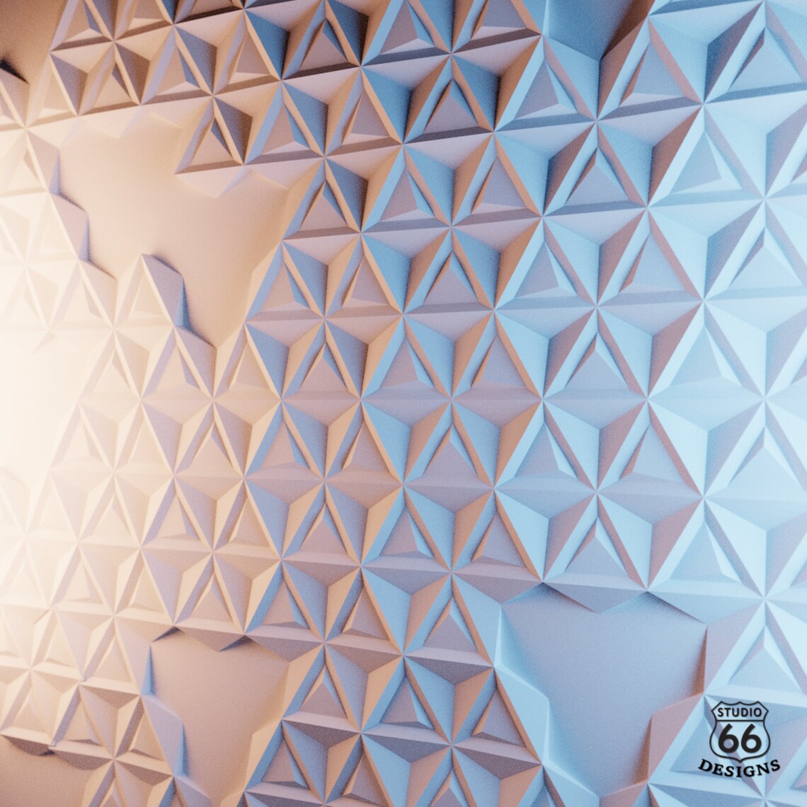 Tiles Cubism Papercraft High-tech Interior Design Interior - Etsy