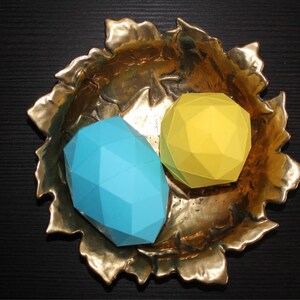 Easter Egg, Easter Gift, Paper Eggs, Papercraft 3d Faberge, Make Your ...