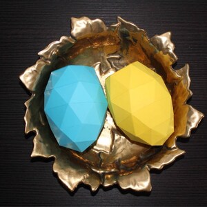 Easter Egg, Easter Gift, Paper Eggs, Papercraft 3d Faberge, Make Your ...