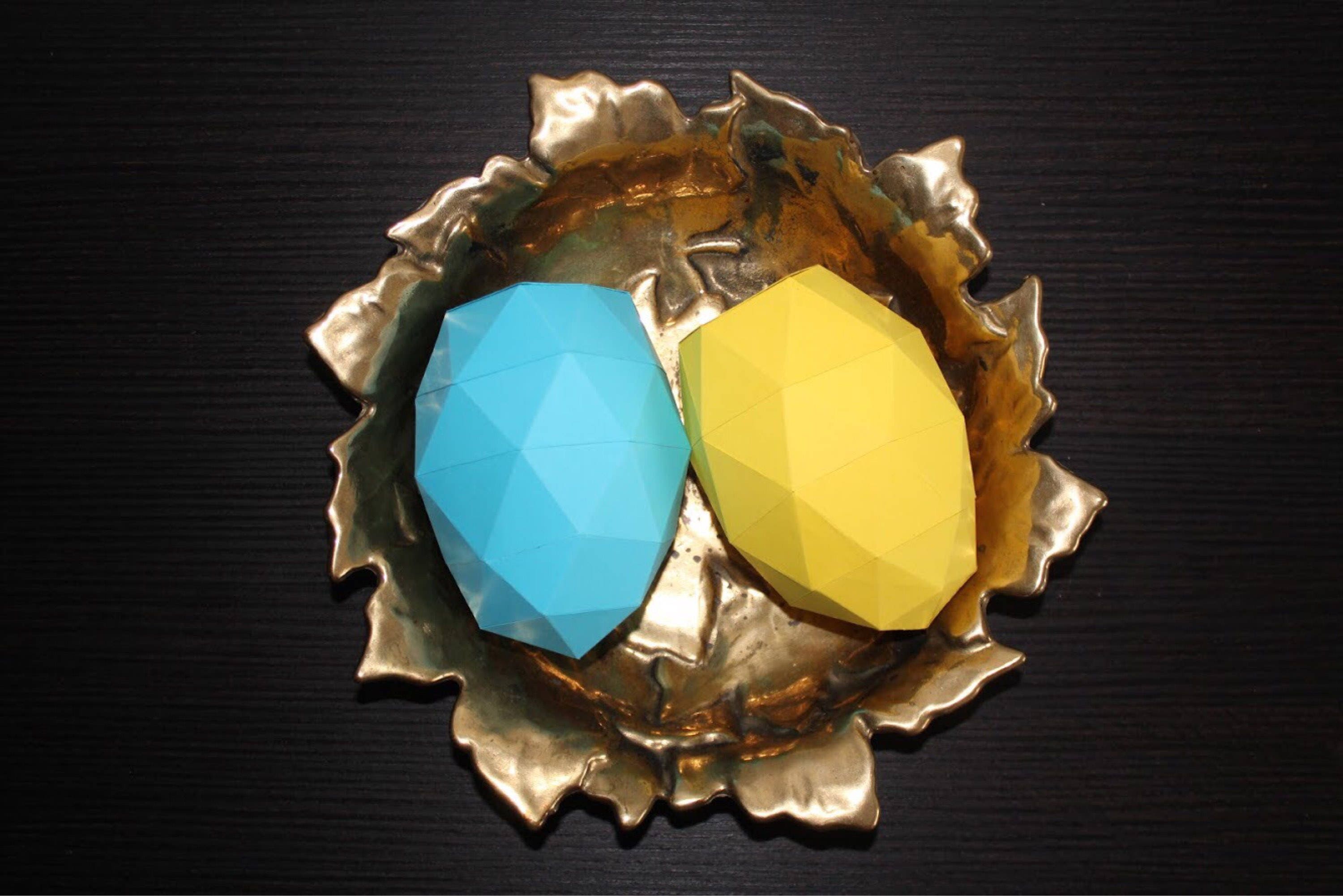 Easter Egg Easter Gift Paper Eggs Papercraft 3d Faberge - Etsy