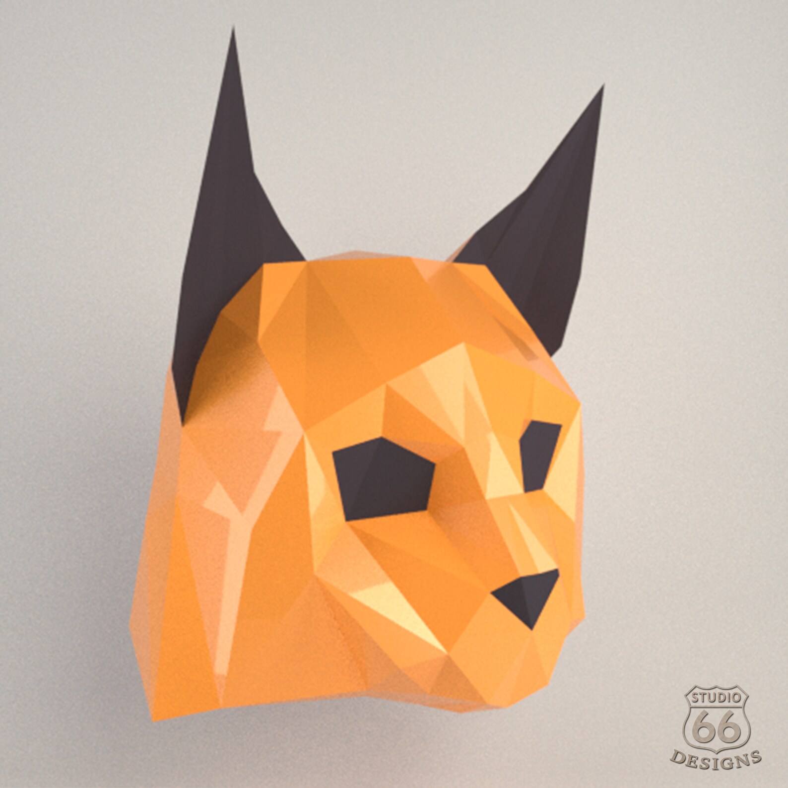 Lynx Halloween Mask Papercraft 3D Pattern Cosplay Fury Cat - Etsy