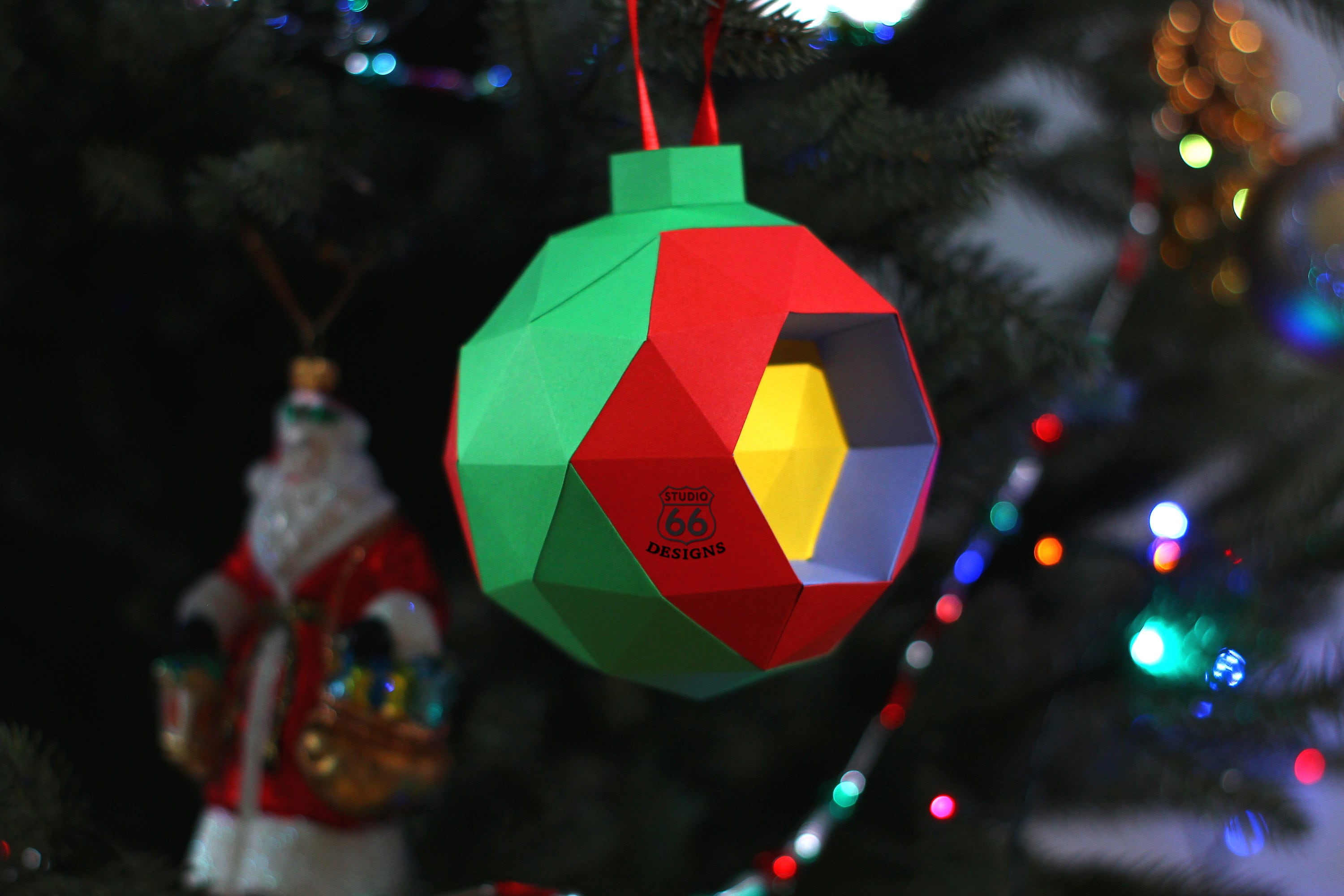 Christmas Decoration Papercraft decoration Paper Garland | Etsy