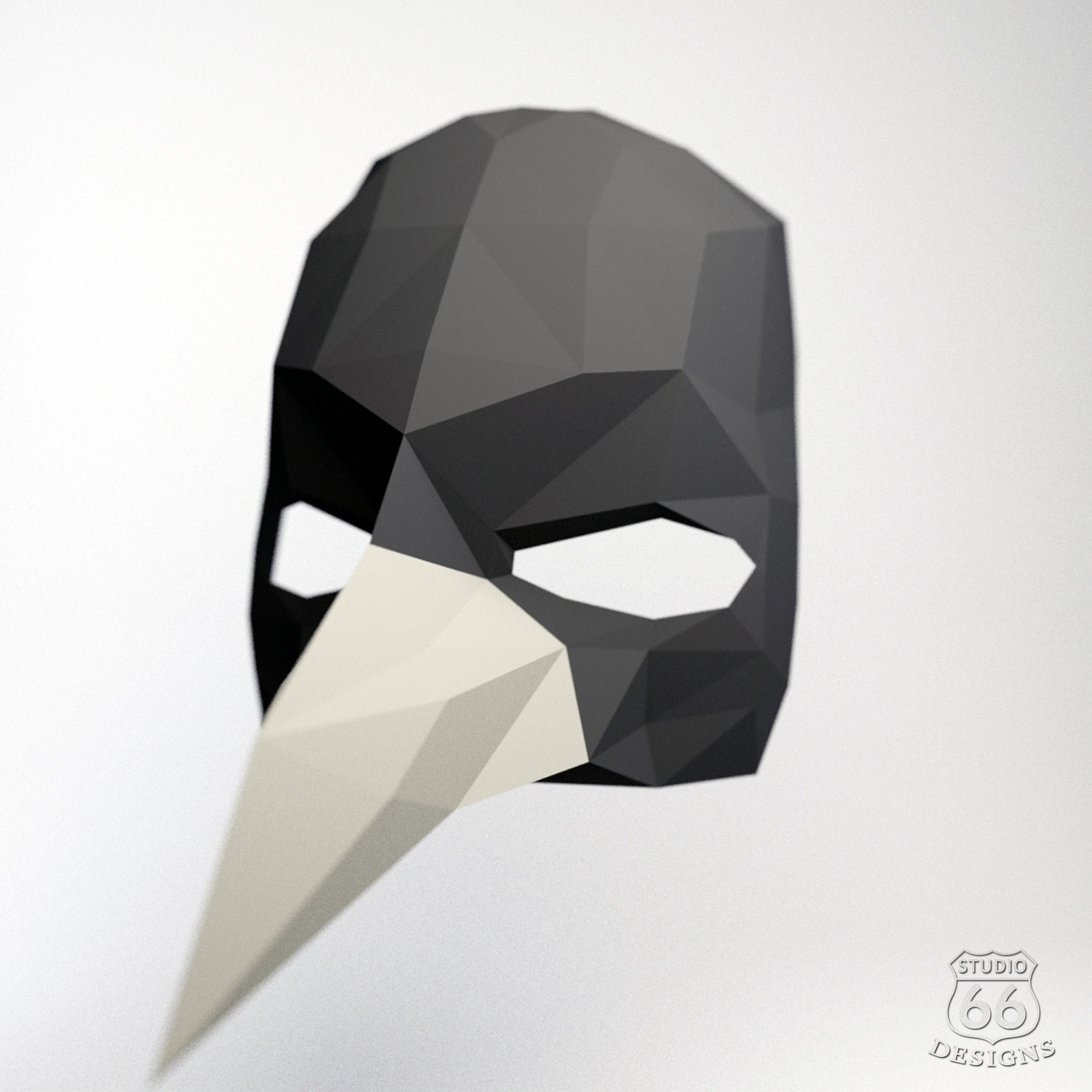 Crow Mask Face Mask Papercraft Crow Papercraft Mask Animal - Etsy